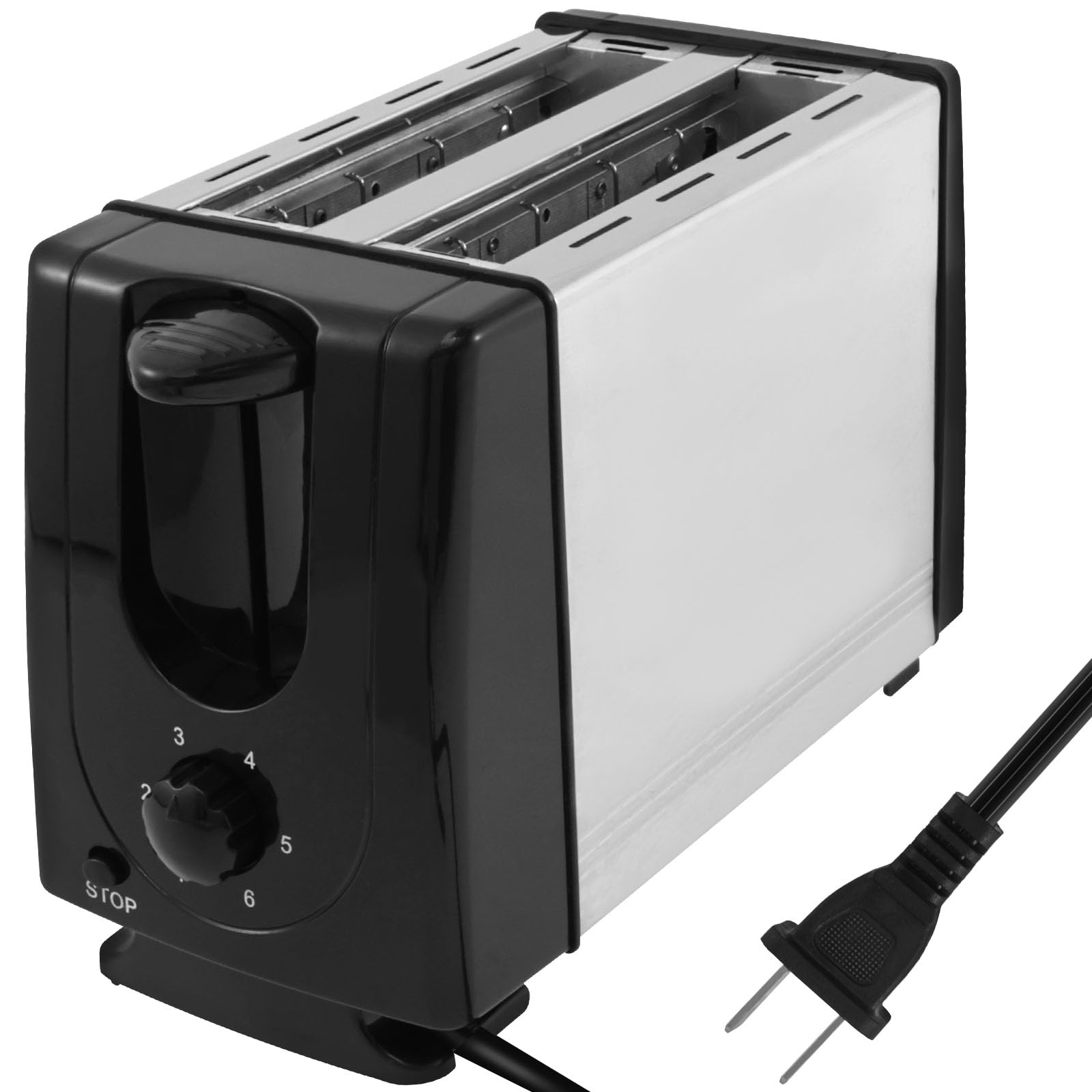 Amazon.com: 2 Slice Toaster, Adjustable Toaster with 6 Browning Levels ...