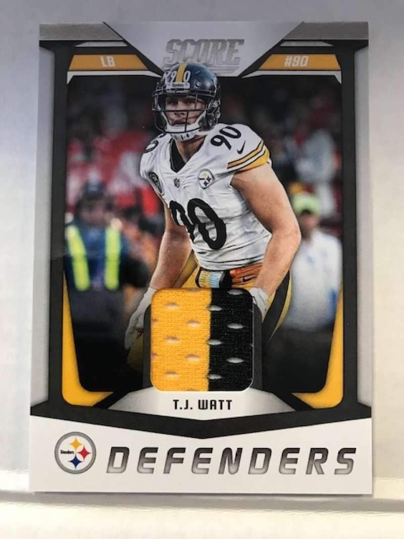 Amazon.com: 2018 Score Defenders Football #16 T.J. Watt Pittsburgh ...