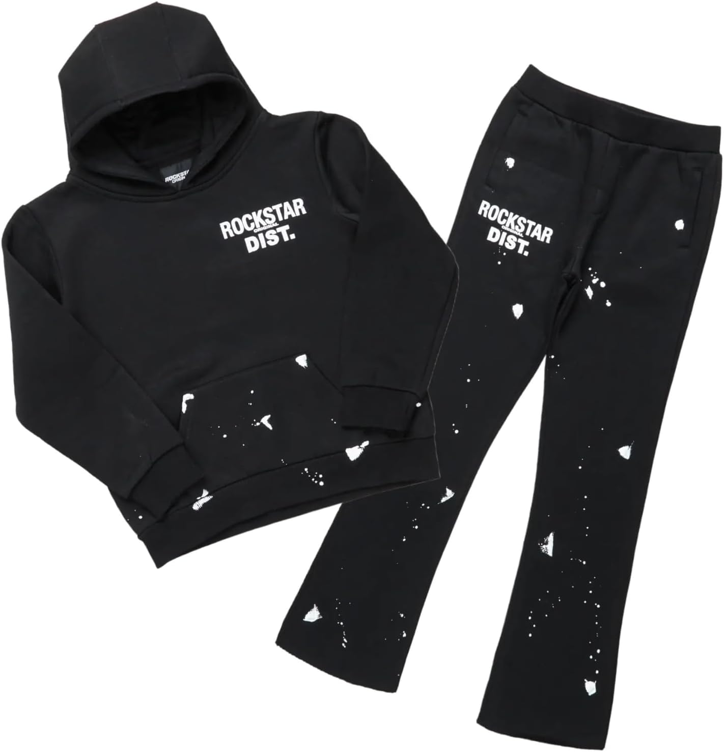 Amazon.com: ROCKSTAR ORIGINAL Boys Raffer Black Stacked Flare Track Set ...