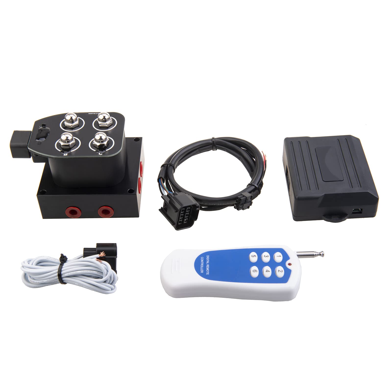 Amazon.com: ZHSYMX Universal Air Ride Suspension Manifold Solenoid ...