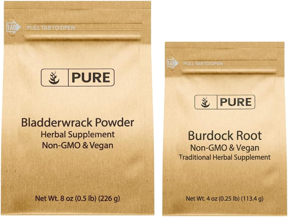 Amazon.com: PURE ORIGINAL INGREDIENTS Burdock Root and Bladderwrack ...