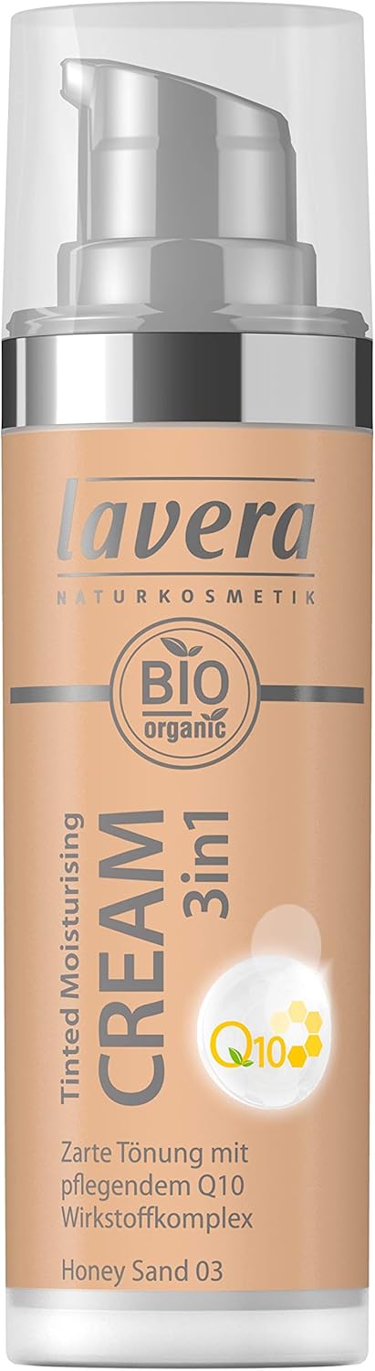 lavera Tinted Moisturising Cream 3in1 Q10 -Honey Sand 03- Nourished ...