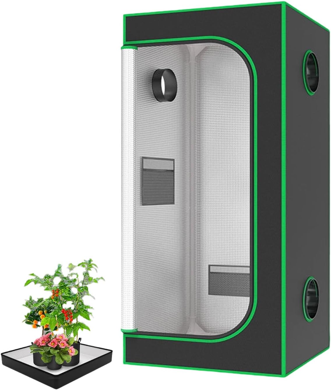 Amazon.co.jp: BJPQD グロウテント サンルーム 家庭用ビニールハウス 温室 喫煙ブース ミニ 小屋 小型 室内 合金フレーム ...