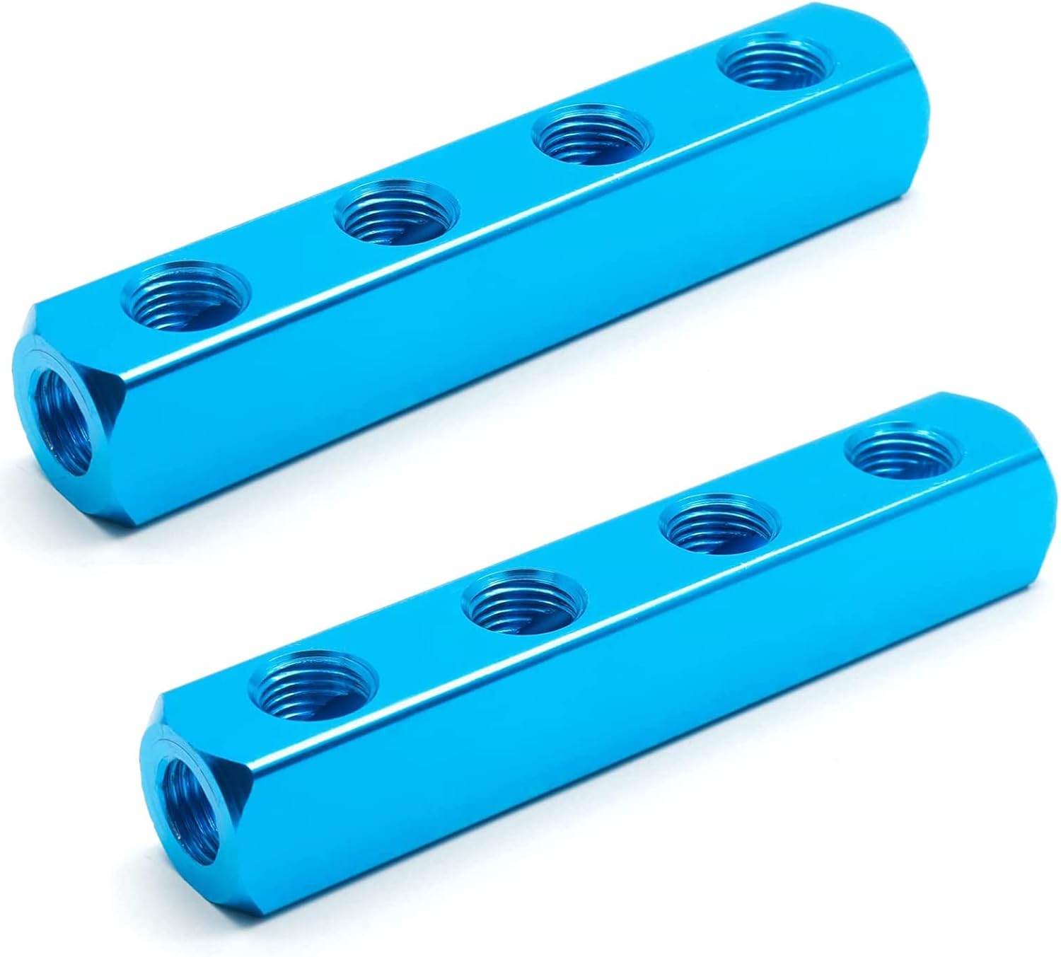 Amazon.com: It Works Great 4 Way 7 Port Manifold Block Splitter,1/4inch ...