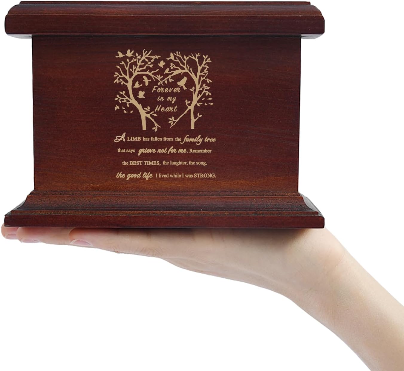 Amazon.com: 6 Inches Small Urn for Ashes Funeral Memorial Urns for ...