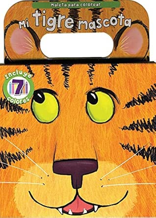 Amazon.com: Mi tigre mascota, Maleta para colorear (Spanish Edition ...