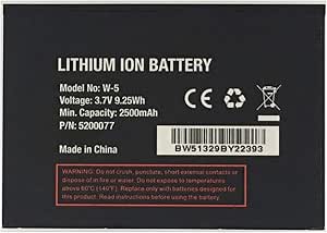Amazon.com: JIE Replacement W-5 Battery for Sprint AirCard 770S ...