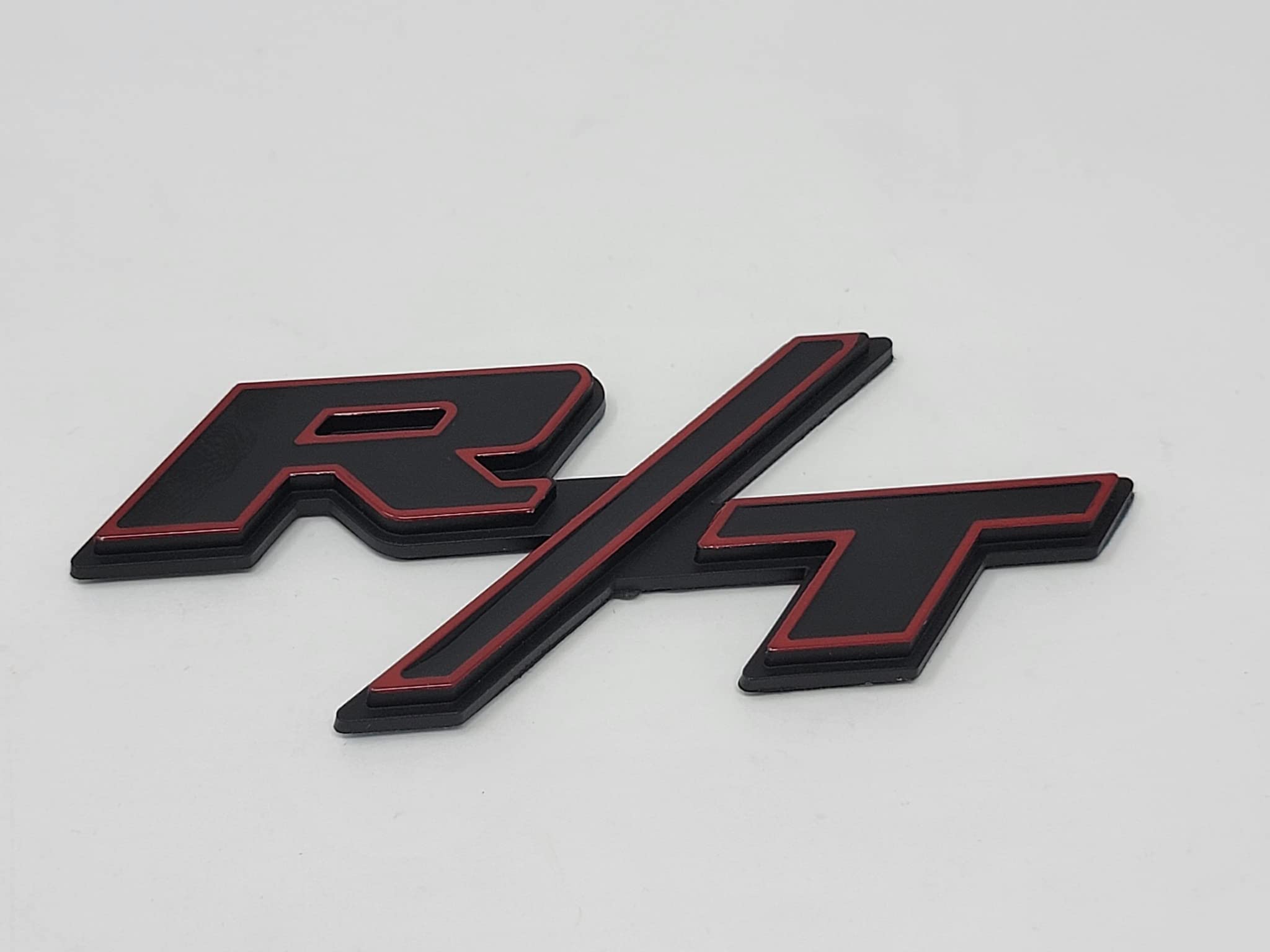 Buy Dodge Chrysler Ram Red Tirm Matt Black RT R/T Emblem Logo Decal ...