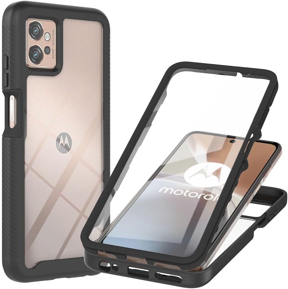 Knoowcase Moto G32 Case Built-in Screen Protector Motorola Moto G32 ...