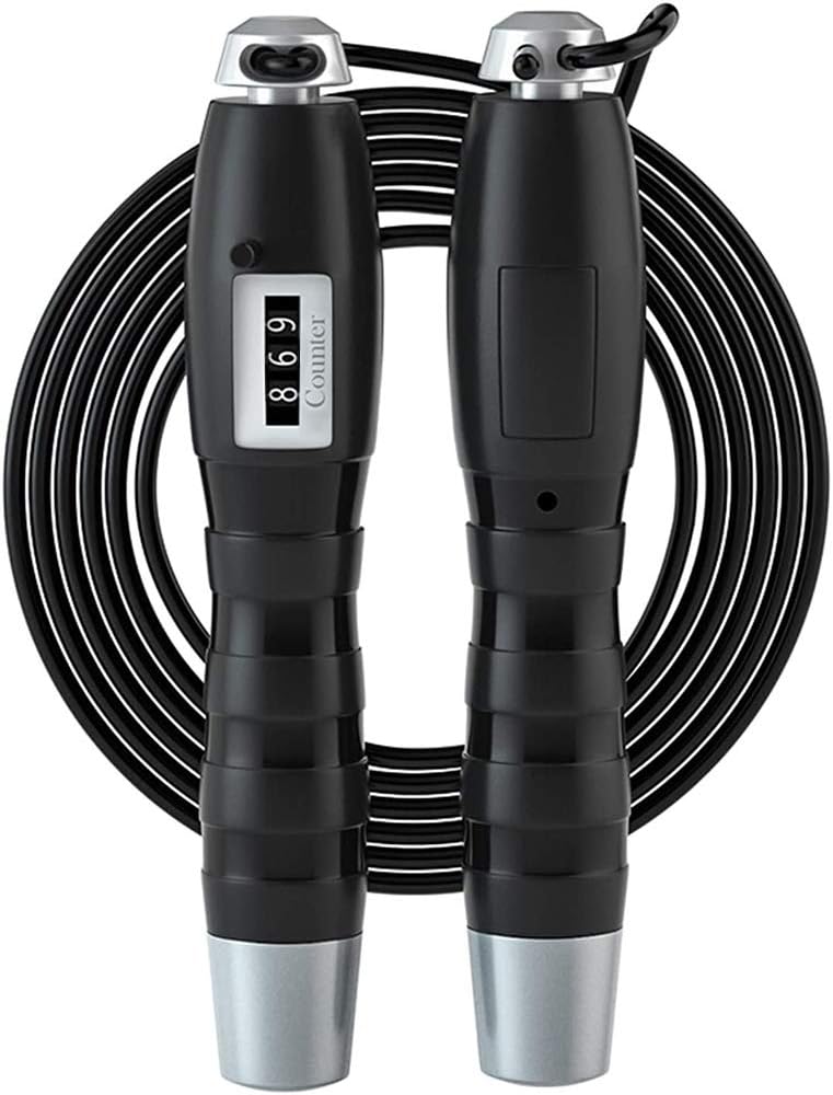 Molisry Verstellbares Springseil Mit Z Hler Aus Pvc Baumwolle Gummi