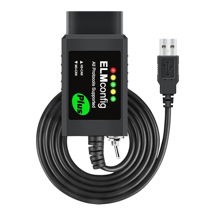 Buy FORScan ELM327 OBD2 USB Adapter for Windows Diagnostic Coding Tool ...