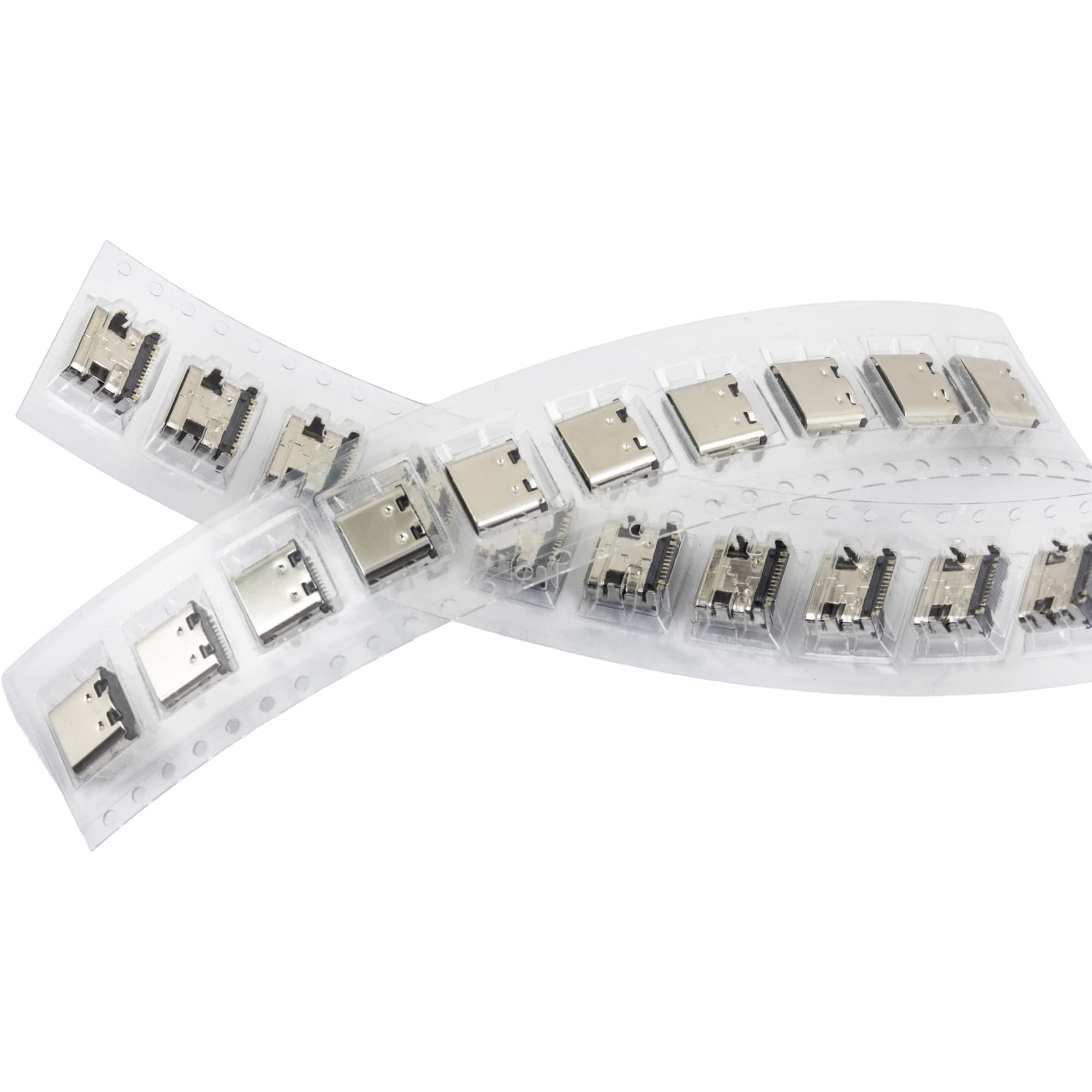 Amazon.com: 50pcs USB Type C 3.1 Female Socket 16Pins Solder Connector ...