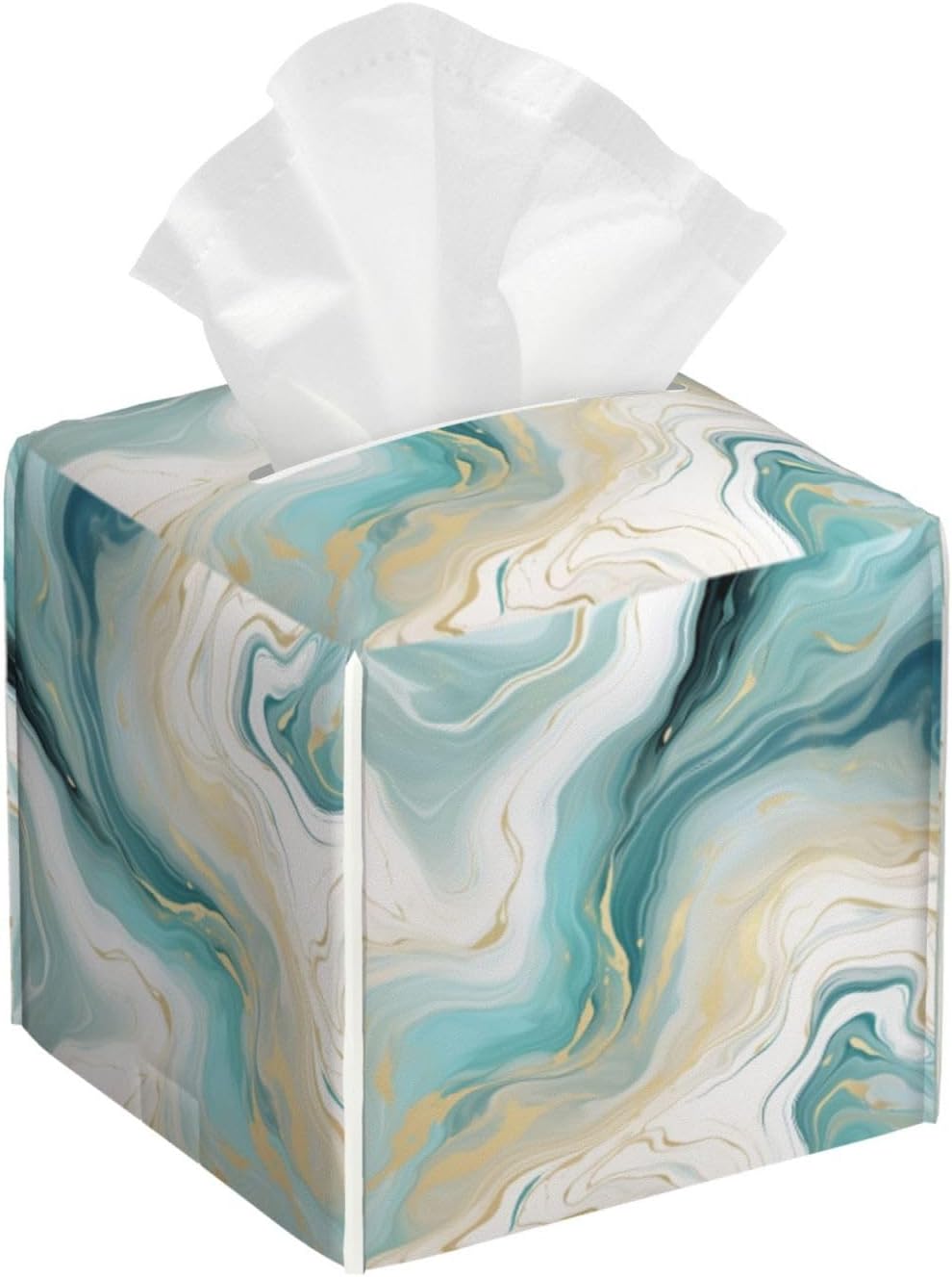 Amazon.com: YPPAHHHH Square Tissue Box Cover Modern Teal Turquoise ...