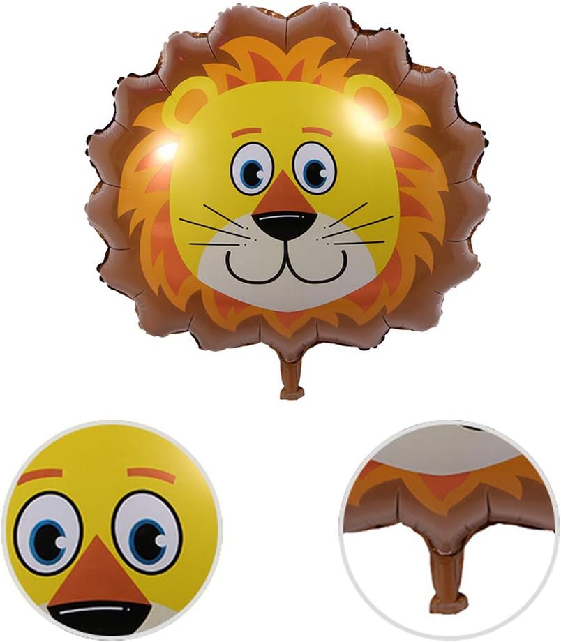 18 PCS Large Animal Number Balloons,32 Inch Number Balloons Helium Foil ...