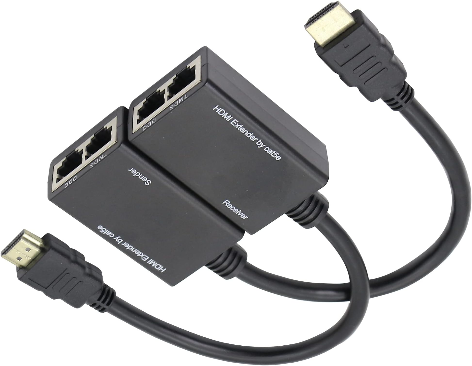 Amazon.com: SHANFEILU HDMI Extender to RJ45 Over CAT 5e/6 Network LAN ...