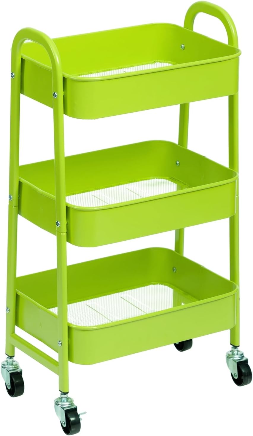 Amazon.com: AGTEK Makeup Cart, Movable Rolling Organizer Cart, 3 Tier ...