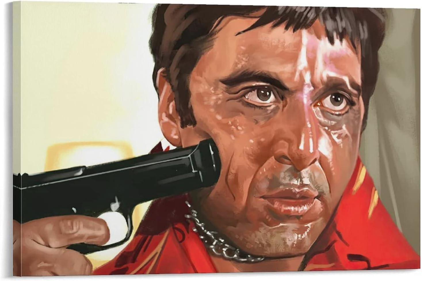 Amazon.com: Scarface Shower Scene Poster - Caracicatriz Tony Montana ...