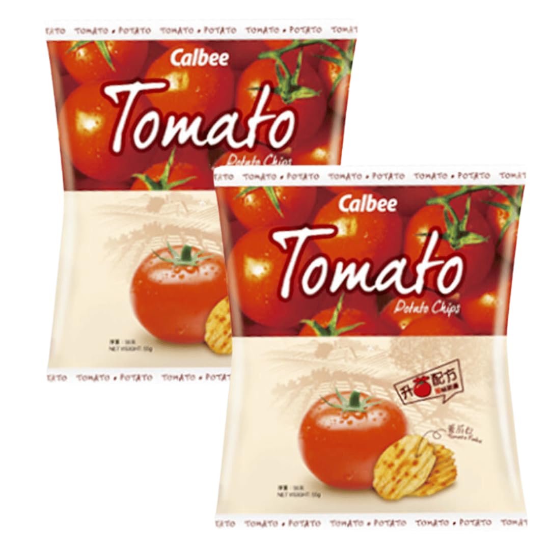 Buy Calbee Potato Chips Snacks Classic Crunchy Crisps 55g - Tomato ...