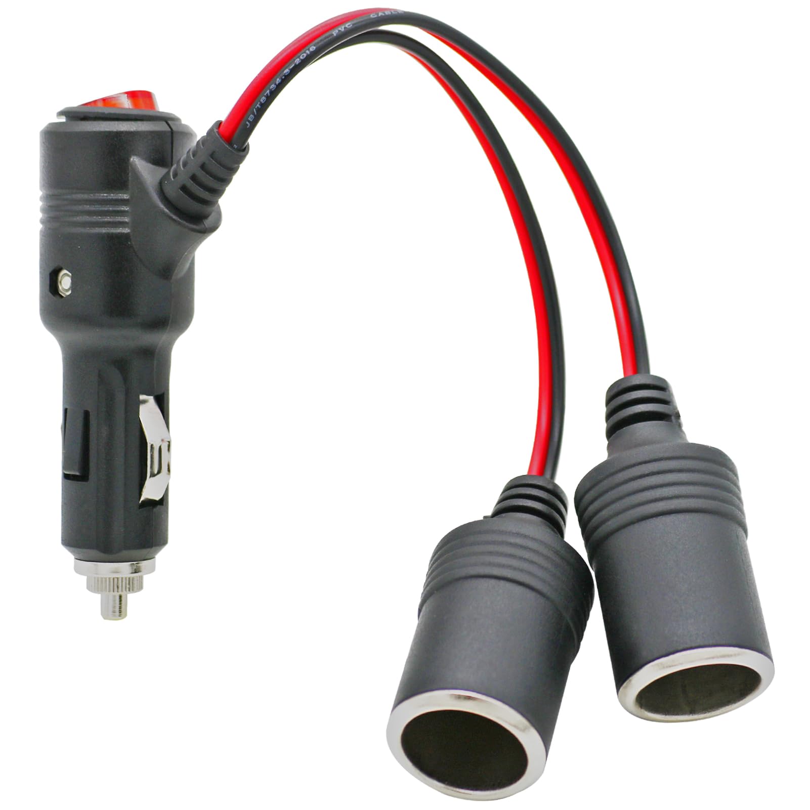 Amazon.com: Car Cigarette Lighter Splitter DC 12V 24V 1 to 2 Socket ...
