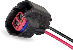 Amazon.com: GKmow Pack-1 EV6 EV14 Injector Connector with Wire ...