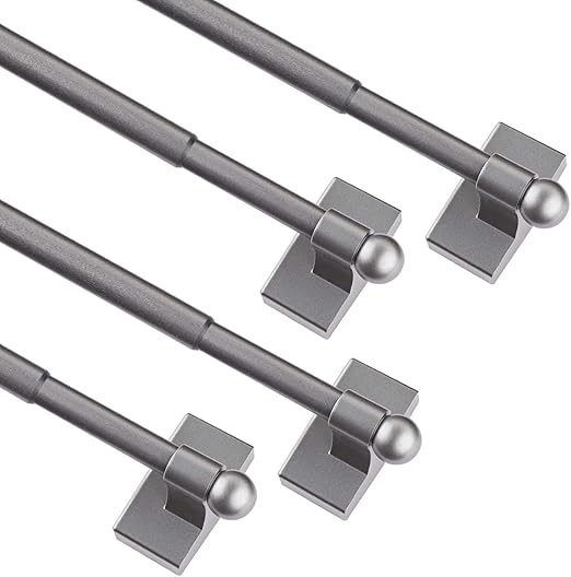 Amazon.com: WL.Rocaille Magnetic Curtain Rods for Metal Doors Multi-Use ...