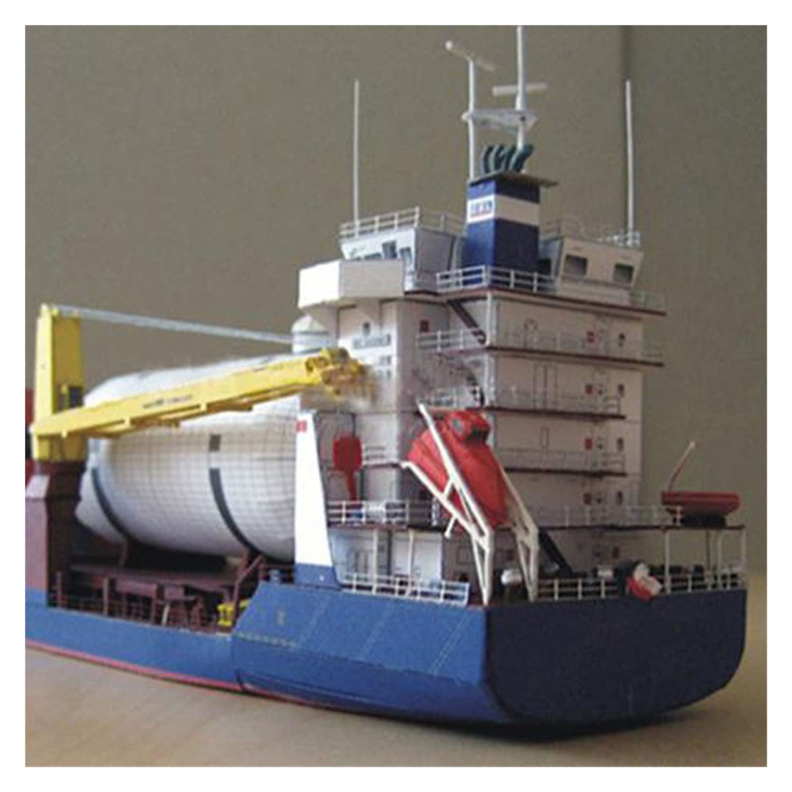 Cargo Container Ship Paper Model Paper Models, Paper