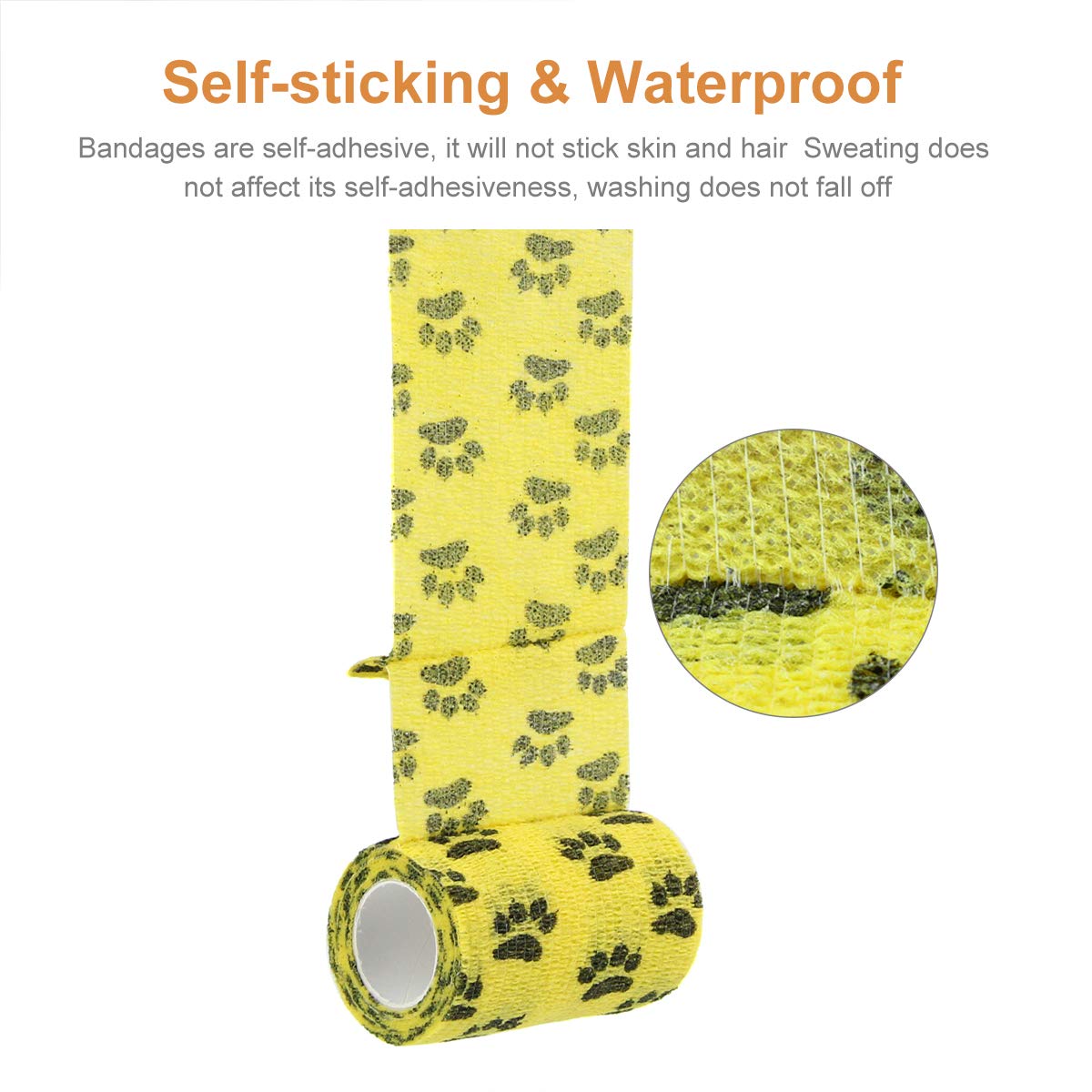 Snapklik.com : AUPCON Vet Wrap Cohesive Bandages Bulk Self Adhesive ...