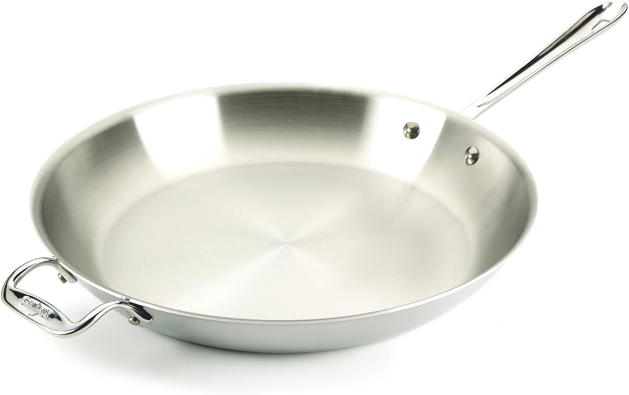 Amazon.com: All-Clad Stainless 14-Inch Fry Pan: Home & Kitchen