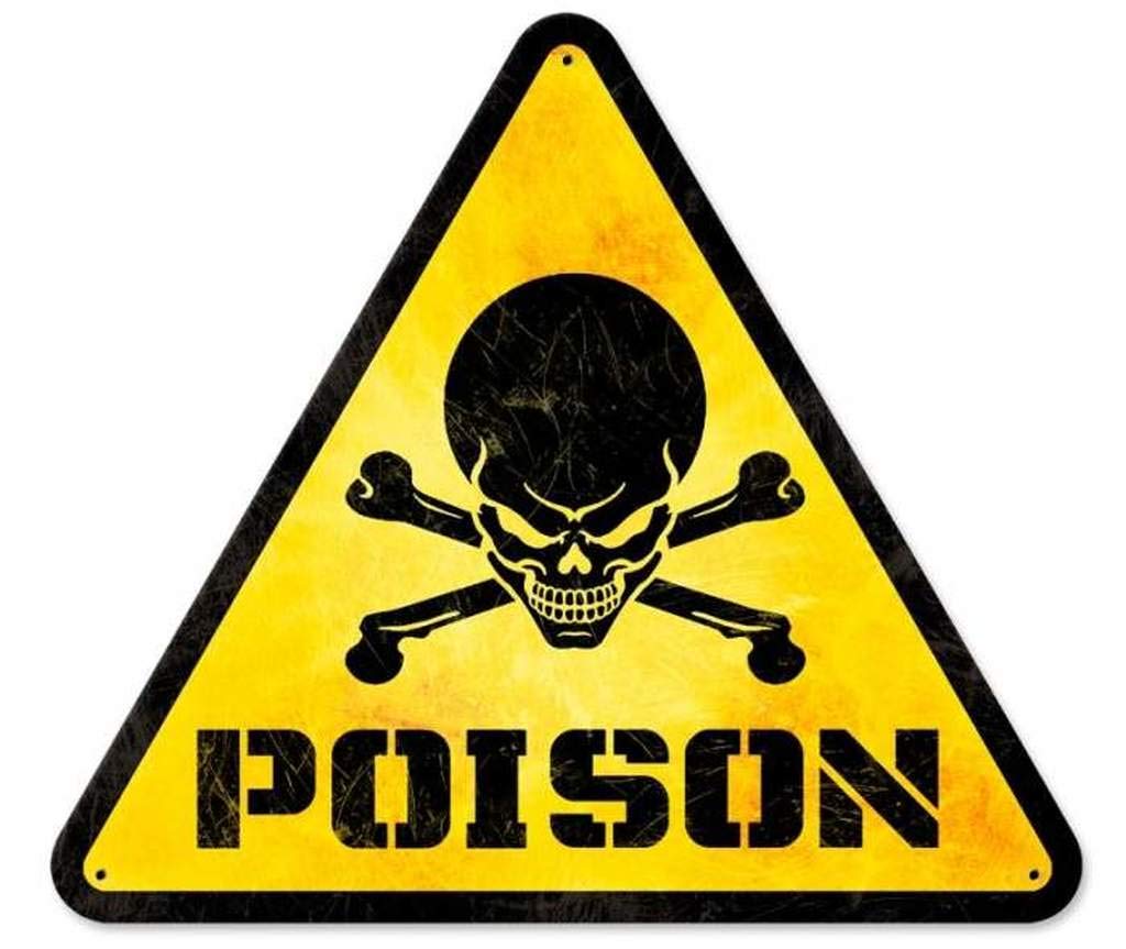 Vintage Poison Symbol