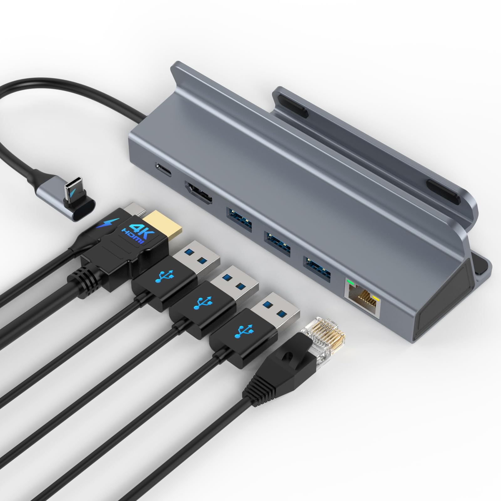 Amazon.com: Tiergrade USB C Hub 6-in-1 USB C Hub with 4K 60Hz HDMI, 3 ...