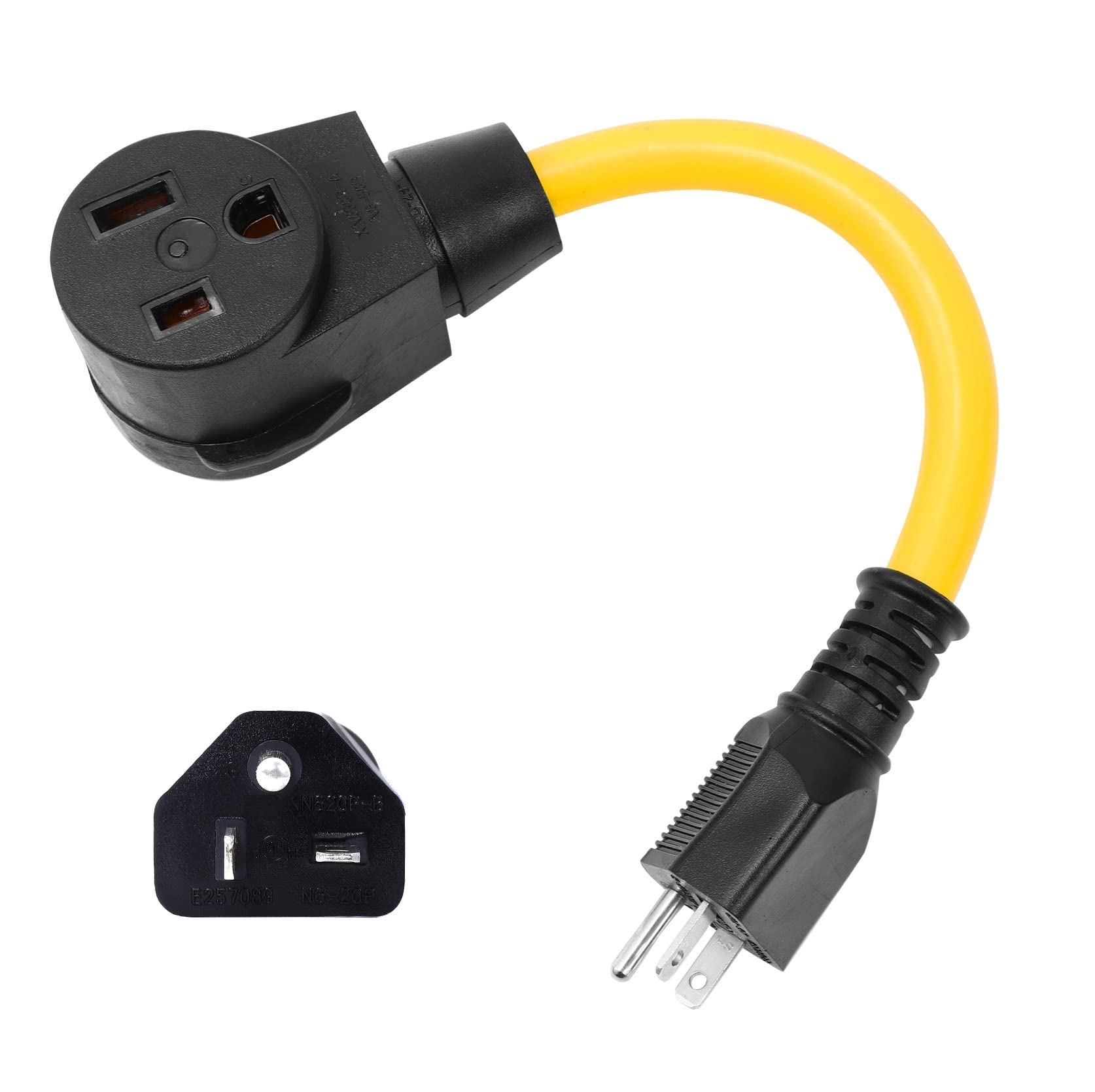 Buy NEMA 6 20P To 6 50R 240V 20 Amp 3 Prong Male Plug To 50 Amp 3 Prong