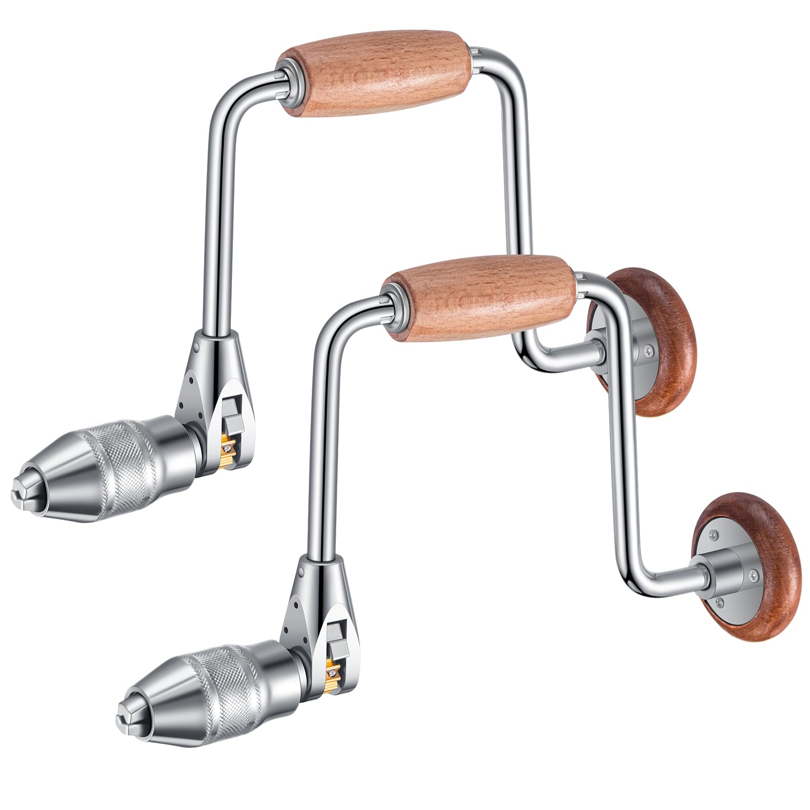 Amazon.com: Gisafai 2 Pcs 12.6 Inches Bit Brace Swing Bit Clip Drill ...