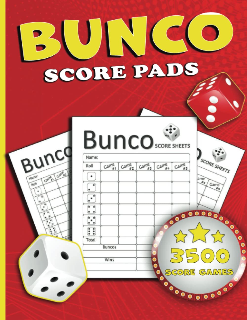 Buy bunco score sheets: bunco Score Sheets 3500 Score Games For ...