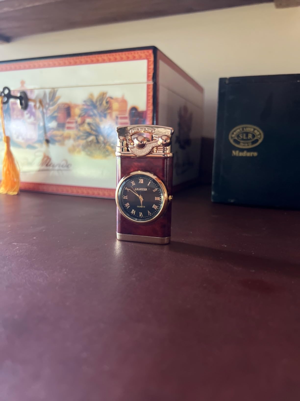 Amazon.com: Torch Lighter with Electric Watch，Jet Lighter with Watch ...