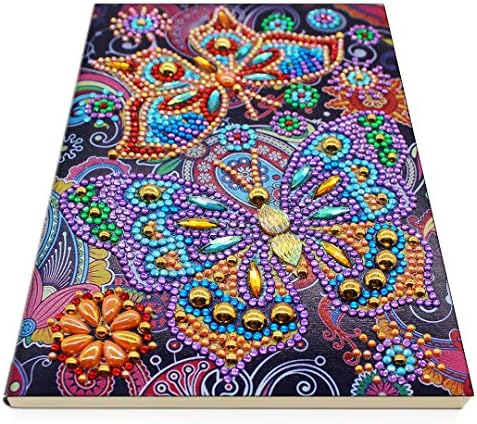 Amazon.com: DIY 5D Diamond Painting Notebook Kits Butterfly Cover ...