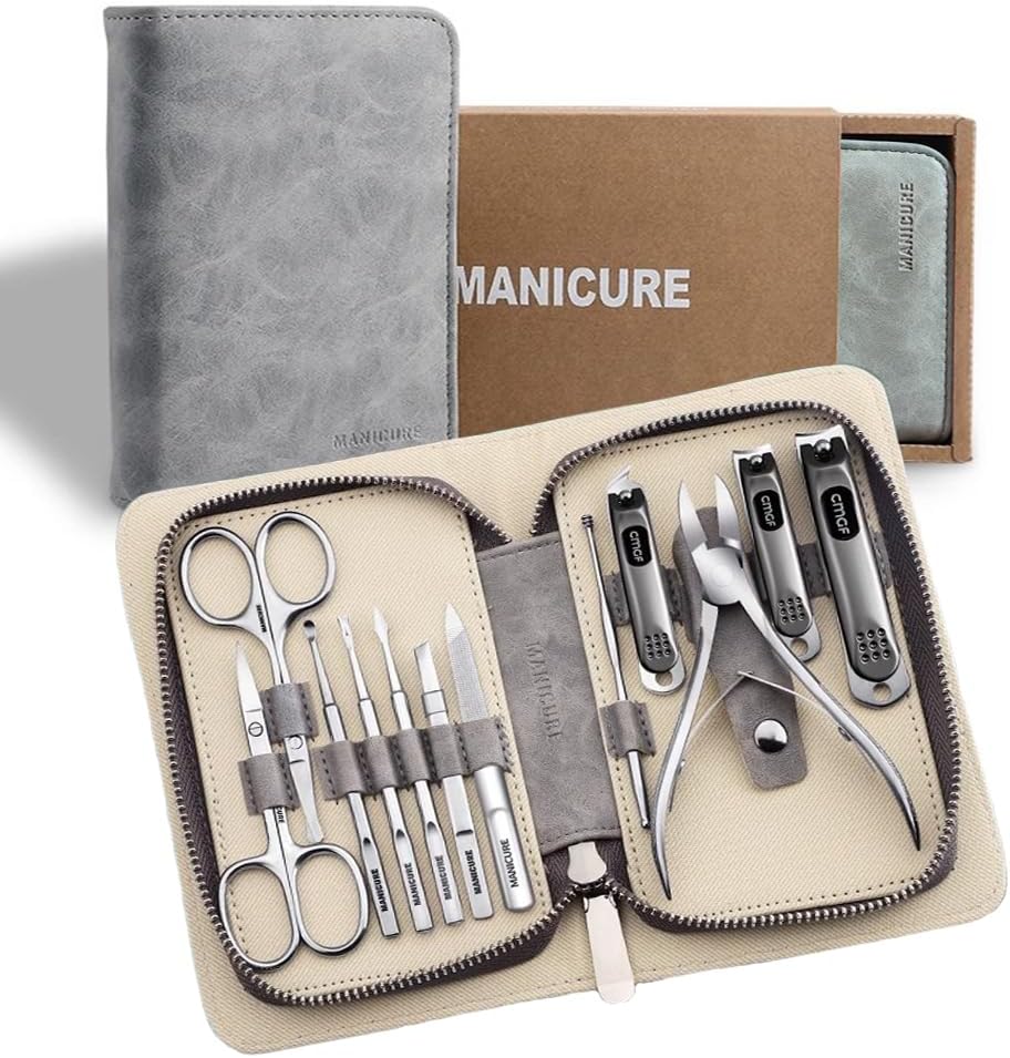Amazon.com: Professional Manicure Kit, Nail Scissors, Cuticle Cutter ...