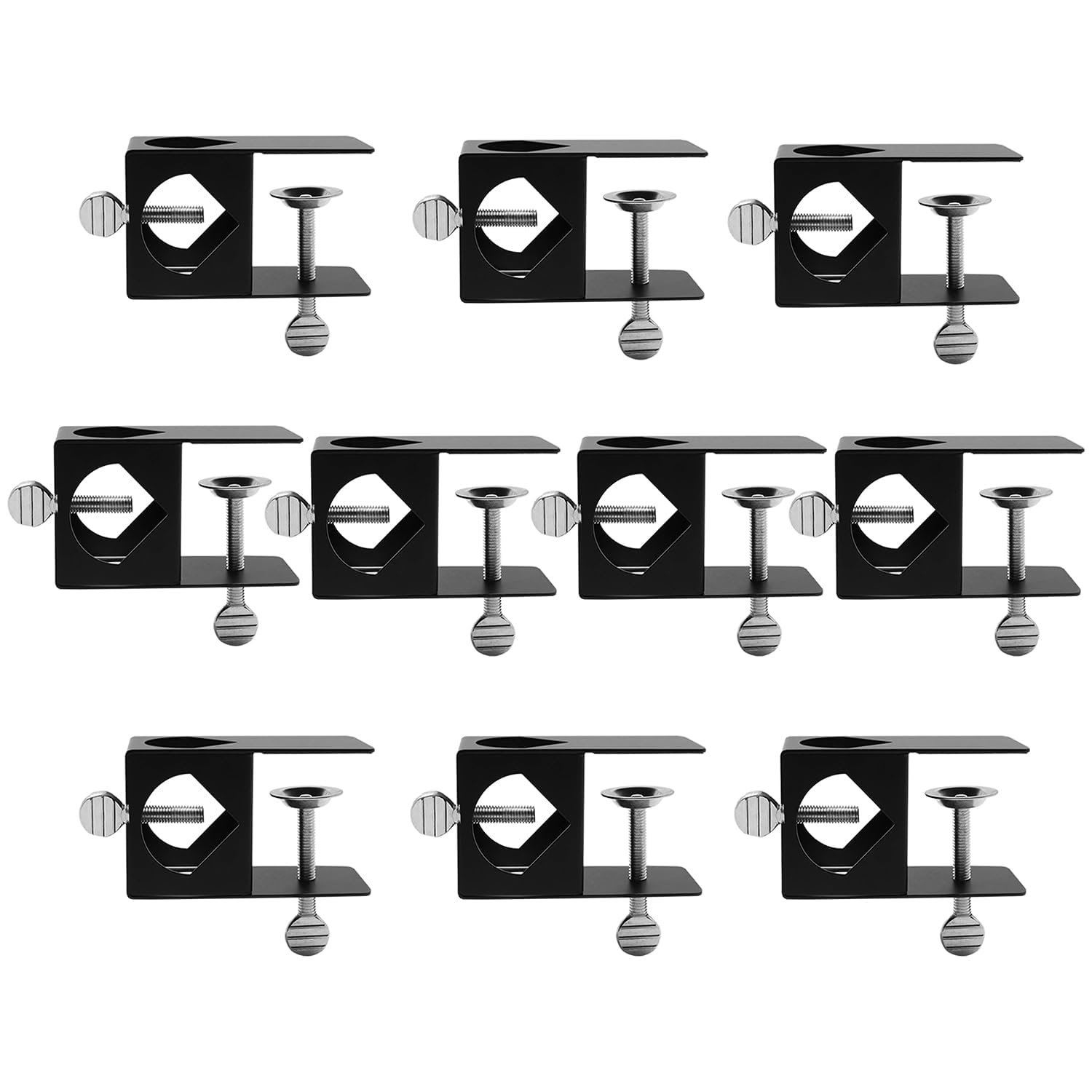 Snapklik.com : Deck Torch Clamp Outdoor Torch Mount Holder Metal Black ...