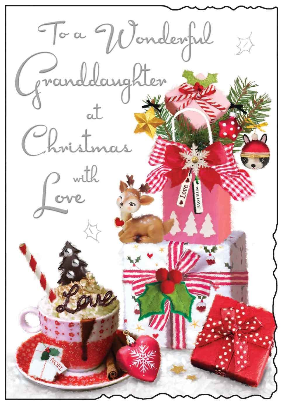 Jonny Javelin Wonderful Granddaughter Love At Christmas Card Hot ...