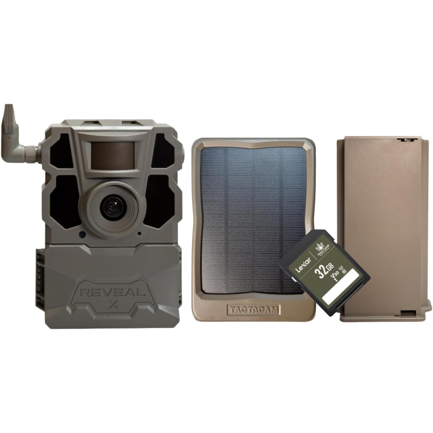Snapklik.com : Reveal X Gen 2.0 LTE Cellular Trail Camera + Solar Panel ...