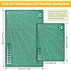 Amazon.com: 2 Pcs Large Cutting Mat Self Healing,Double Sided,Grid Line ...