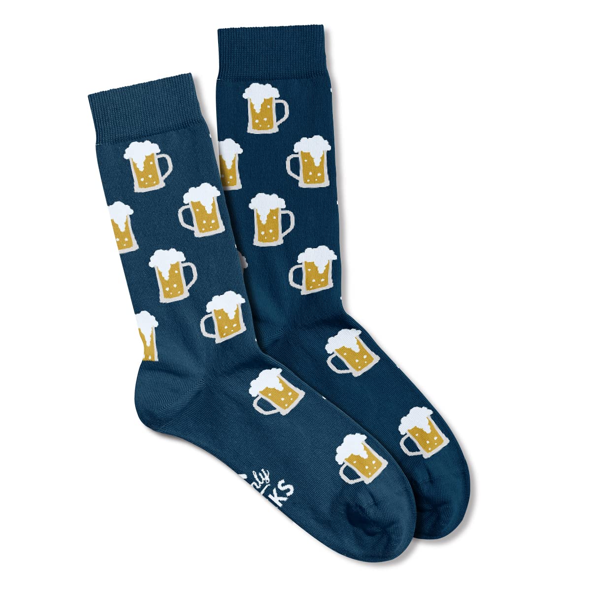 Men's Socks Beer Drinking Design Pattern Present Gift Keepsake for Him ...