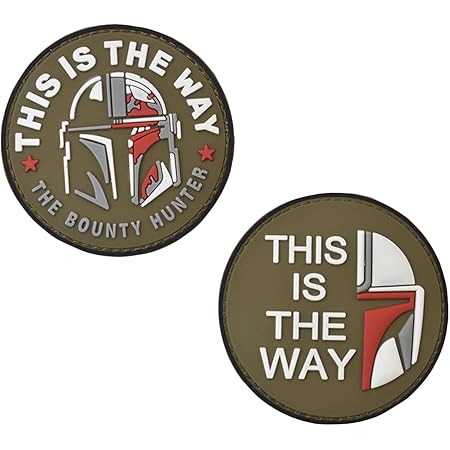 Amazon.com : Bounty Hunter PVC Patch - This is The Way Mandalorian ...