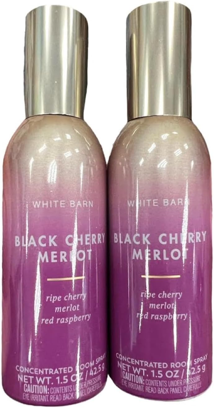 Amazon.com: Bath and Body Works White Barn 2 Pack Black Cherry Merlot ...