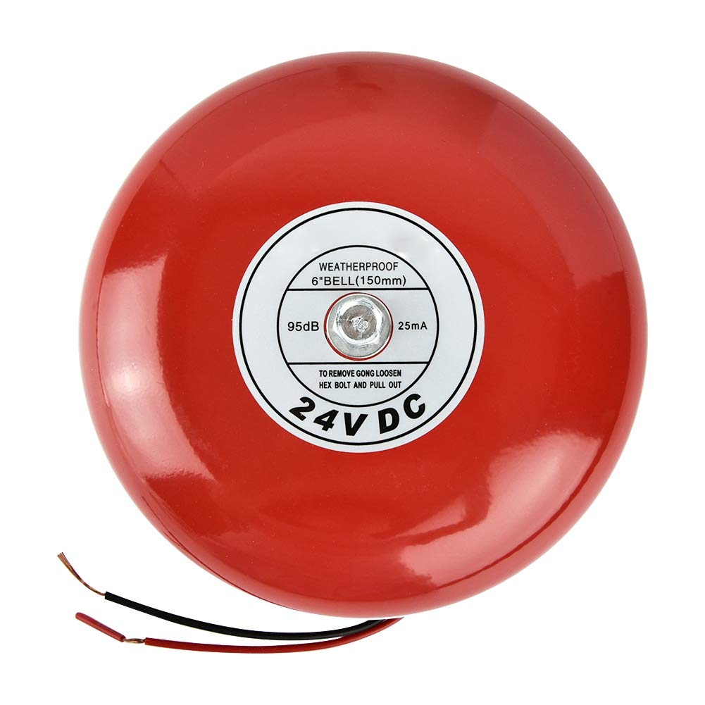 Buy Security Alarm Bell, Electric Fire Alarm Bell, 24V Metal Security ...