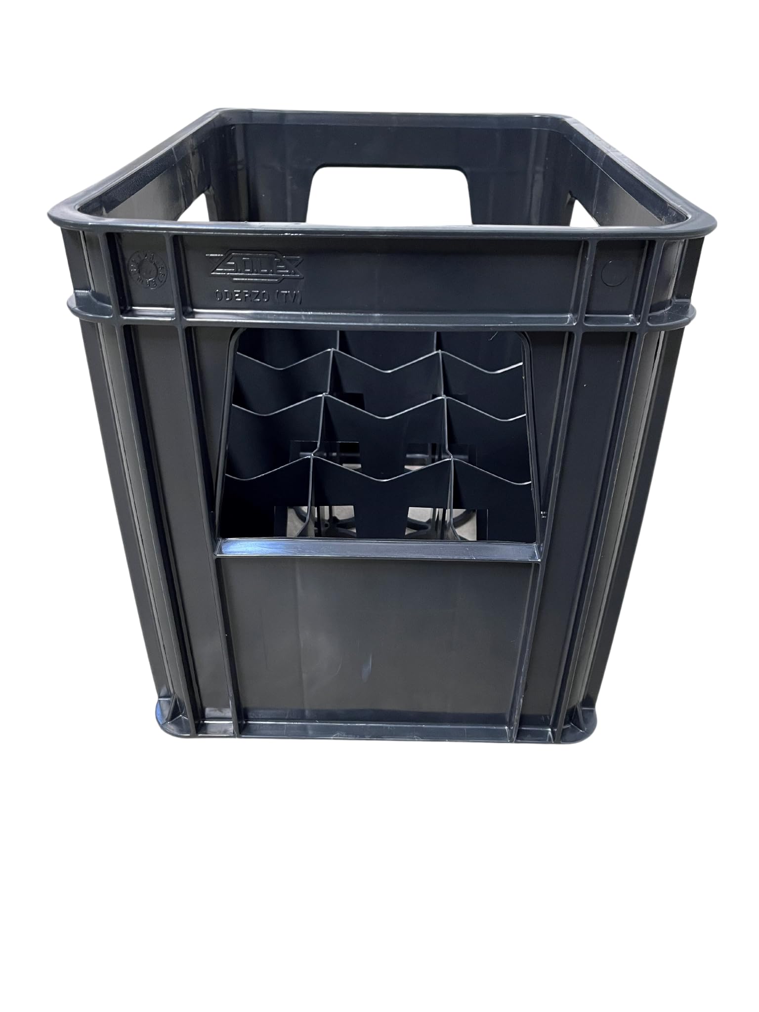 Bottle Crate Plastic - Holds 12 x1 Litre Bottles, suitable for wine ...