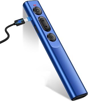 Amazon.com: Rechargeable Wireless Presenter Remote for PPT, 2.4GHz ...