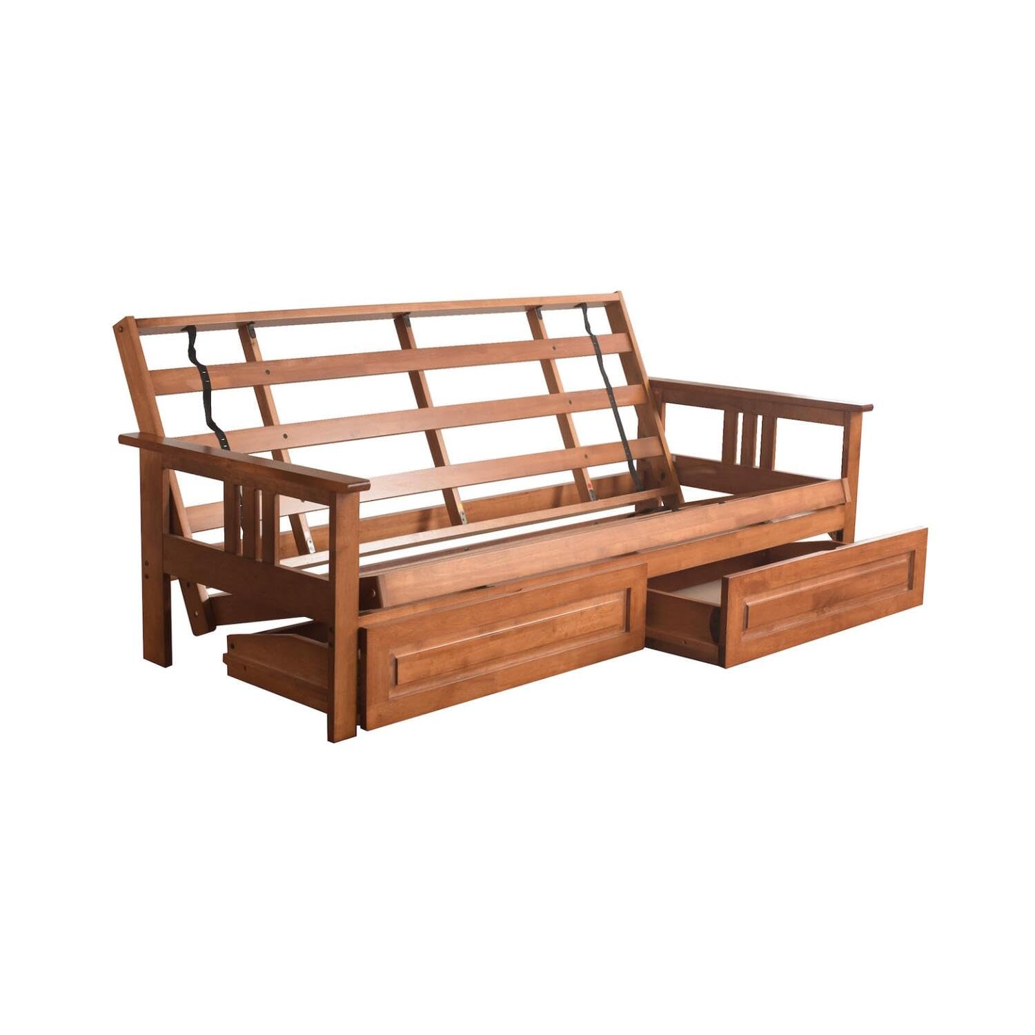 Amazon.com: HomeStock Asian Allure Fusion Futon Wood Frame Classic ...