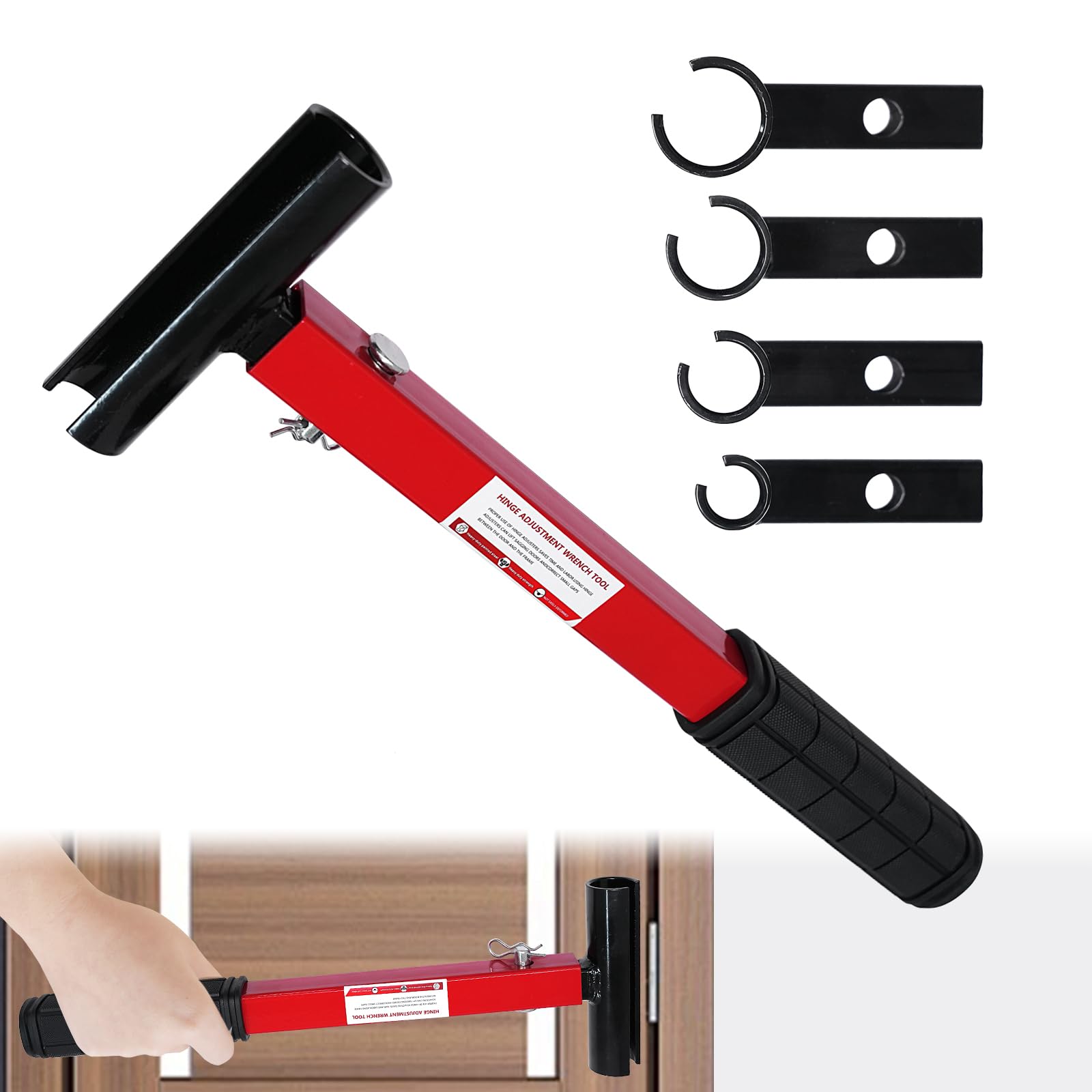 Tyothimm Door Hinge Adjustment Tool Kit, 4 in 1 Door Hinge Gap ...