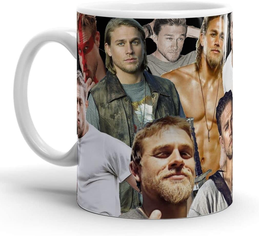 Amazon.com: Mug Charlie White Ceramic Hunnam 11oz 15oz Collage Gifts ...