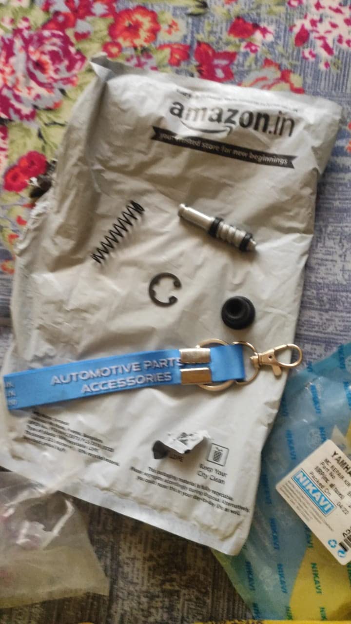 NIKAVI BRP25 Brake Master Cylinder MC Repair Kit Compatible for Yamaha ...